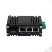 China Industrial Gigabit Switch 3 Copper 1 Fiber Port Wide Temp IP40 Rated for sale