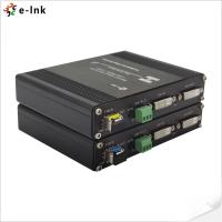 China Bidirectional DVI Fiber Extender with RS232 Audio GPIO 1080P up to 20km for sale