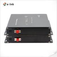 China 4-Ch 3G-SDI Fiber Optic Extender with Loop-Out Gigabit Ethernet for sale
