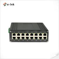 China Industrial 16-Port 40Gbps Gigabit Ethernet Switch with VLAN Support DIN-Rail Mount Aluminum Alloy Housing for Harsh Environments for sale