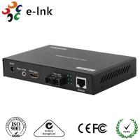 China 1 Channel HDMI Over Fiber Optic Extender 8 Watt With 1 Channel 10 / 100M Ethernet for sale
