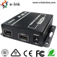 China 1080P HDMI KVM Ethernet Over Fiber Extender Real Time Transmission 2 Years Warranty for sale