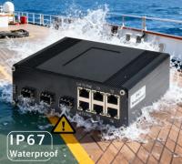 China Industrial DIN-Rail Mounting 6 ports 10/100Base-TX + 3 port 100Base-FX Hardened PoE switch for sale