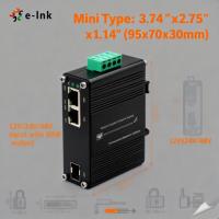 China 2-Port Industrial PoE+ Media Converter with 10G Fiber Solar Voltage Booster Supports 12-48V Input Delivers 60W PoE+ Power for Demanding Networks for sale