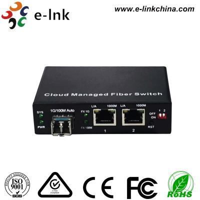 China Gigabit POE Fiber Ethernet Media Converter Smart Cloud Managed 2 Years Warranty for sale