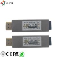 China 4K*2K 3D Mini HDMI Over Fiber Optic Extender 850nm Wavelength Support HDCP for sale
