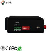 China DIN Rail 1Ch Contact Closure Ethernet To Fiber Media Converter FC / SM Dual Fiber for sale