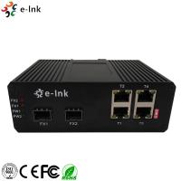 China Gigabit Industrial Ethernet POE Switch 9K Bytes Jumbo Frame With 2 SFP Ports / 4 RJ45 Ports for sale