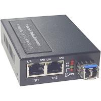 China 1 SFP Interface Fiber Ethernet Media Converter With Built - In Power Supply for sale