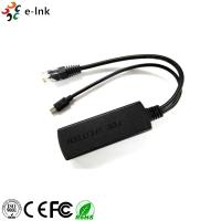 China 10/100/1000M Power Over Ethernet Injector 5V 2A PoE Splitter With Micro USB Port for sale