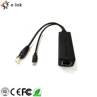 China 10/100/1000M Power Over Ethernet Injector 5V 2A PoE Splitter With Micro USB Port for sale