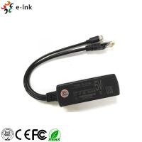 China 10/100/1000M Power Over Ethernet Injector 5V 2A PoE Splitter With Micro USB Port for sale