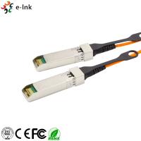 China Active Optical Cable Fiber Optic Transceiver Module OM2 Cable Length 1m 10G SFP+ To SFP+ for sale