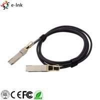 China Passive Copper DAC Direct Attached Twinax Cable 40G QSFP+ To QSFP+ 0.02 Watt for sale