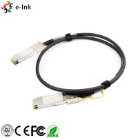 China 3.3V Power Supply Direct Attach Copper Cable 100G QSFP28 To QSFP28 ROHS Compliant for sale