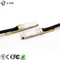 China 3.3V Power Supply Direct Attach Copper Cable 100G QSFP28 To QSFP28 ROHS Compliant for sale