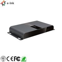 China 3G / HD-SDI CCTV Fiber Optic Converter Extender Metal Case With IR Remote Control for sale
