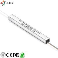 China No Connector Fiber Optic Switch PLC Splitter Steel Tube 250um Singlemode G.657A1 Fiber Type for sale