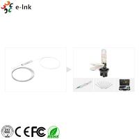 China No Connector Fiber Optic Switch PLC Splitter Steel Tube 250um Singlemode G.657A1 Fiber Type for sale