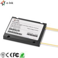 China PLC Fiber Optic Switch Splice / Pigtailed ABS Module 2.0mm SC/APC Singlemode for sale