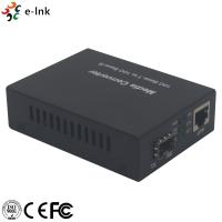 China 12V DC Fiber Optic Ethernet Media Converter Hot Plugging 10G Base - T To 10G Base - R for sale
