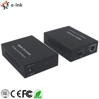 China 12V DC Fiber Optic Ethernet Media Converter Hot Plugging 10G Base - T To 10G Base - R for sale