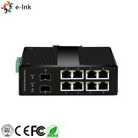 China 10/100/1000M 8 Port PoE Power Over Ethernet Gigabit Switch 2 Port 100/1000M SFP IP40 for sale