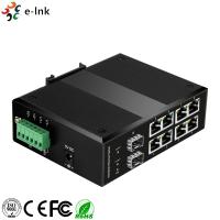 China 10/100/1000M 8 Port PoE Power Over Ethernet Gigabit Switch 2 Port 100/1000M SFP IP40 for sale