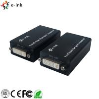 China Mini DVI Fiber Optic Extender with external stereo audio for sale