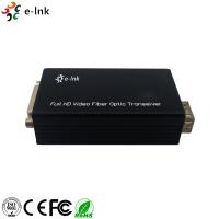 China Mini DVI Fiber Optic Extender with external stereo audio for sale