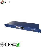 China 16 ports 10/100/1000M Gigabit Ethernet Switch with 2 SFP ports for sale