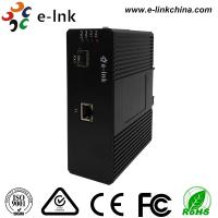 China RJ45 Connector Industrial Ethernet Media Converter 10 / 100 Base -TX To 100 Base -X SFP for sale