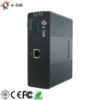 China RJ45 Connector Industrial Ethernet Media Converter 10 / 100 Base -TX To 100 Base -X SFP for sale