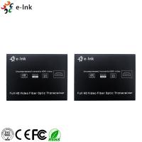 China HDMI 2.0 Fiber Optic Transmitter And Receiver Multi Mode Fiber Type 18Gbps Data Rate for sale