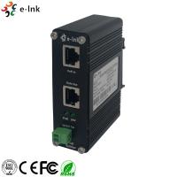 China Industrial Power Over Ethernet Splitter 20W/24VDC Output Support DIN Rail Mounting for sale