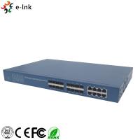 China Gigabit Fiber Optic Network Switch 8G + 16 SFP Management 93 X 120x 28 mm for sale