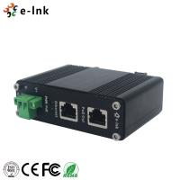 China E-Link Gigabit Power Over Ethernet Injector 12~48VDC Power Input DIN Rail / Wall Mount for sale