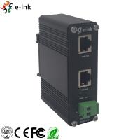 China Single Port 60W Power Over Ethernet Devices Support Din Rail / Wall Mount Installation for sale