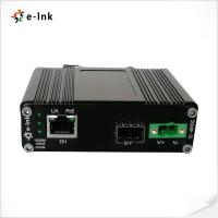 China 48VDC Output Power Gigabit Ethernet Media Converter 30 Watt 2 Pin Terminal Block for sale