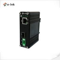 China 60W PoE+ Industrial Ethernet Media Converter Aluminum Case With RJ45 Connector for sale