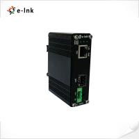 China 60W PoE+ Industrial Ethernet Media Converter Aluminum Case With RJ45 Connector for sale