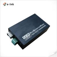 China 1 Channel	Fiber Optic Ethernet Extender Bidirectional Audio RS232 3 Pin Terminal Block for sale