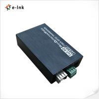 China 1 Channel	Fiber Optic Ethernet Extender Bidirectional Audio RS232 3 Pin Terminal Block for sale