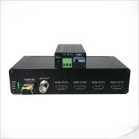 China 1 Ch SDI To Fiber Optic Converter 4-Ch HDMI 3G-SDI Loop Out Aluminum Case for sale