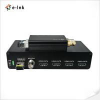 China 1 Ch SDI To Fiber Optic Converter 4-Ch HDMI 3G-SDI Loop Out Aluminum Case for sale