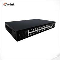 China 24 Ports Gigabit PoE Switch 10/100/1000Mbps Bandwidth 52Gbps With 2 Uplink 1 SFP for sale