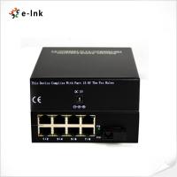 China SC Fiber Port Fast Ethernet Switch , Fiber Optic Network Switch 8 Ports 10/100M for sale