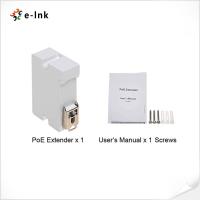 China Mini DIN - Rail Power Over Ethernet Splitter 2 Port POE Extender 3W Power Consumption for sale