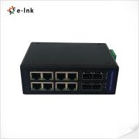 China Metal Case Industrial Ethernet POE Switch 8x10/100/1000M Ethernet RJ45 Ports for sale