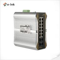 China L2+ Industrial 12-Port 10/100/1000T (8-port 802.3at PoE) + 4-Port 10G SFP+ Managed PoE Switch for sale